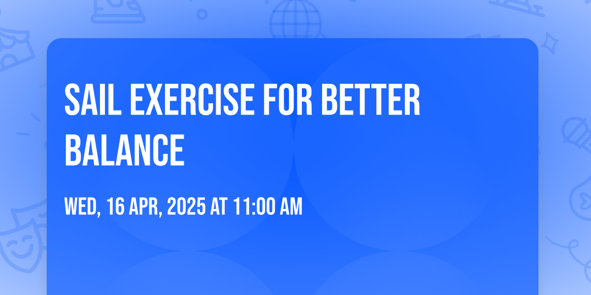 SAIL Exercise for Better Balance, 5 N 6th St, Stilwell, OK, United ...