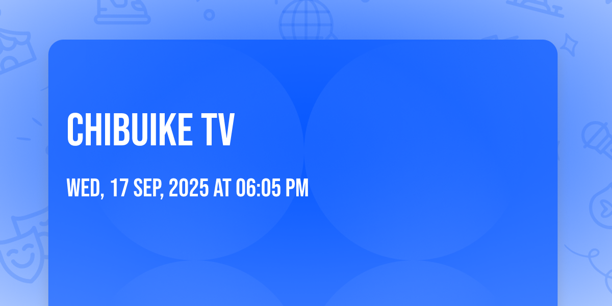 Chibuike tv, Online event, Emene, Enugu, Nigeria, 17 September 2025 ...