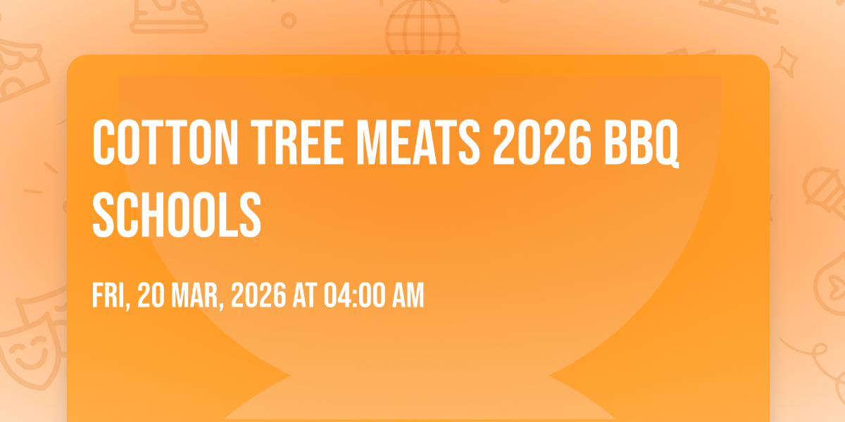 Cotton Tree Meats 2026 BBQ Schools, Sunshine Brewery, Kuluin, 20 March ...