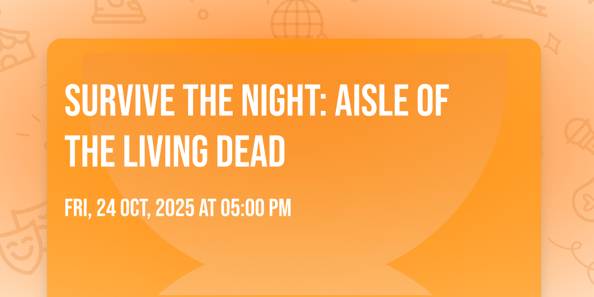 Survive the Night: Aisle of the Living Dead, Nebraska Furniture Mart ...