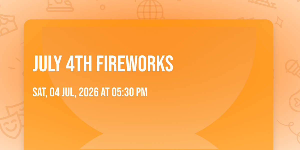 July 4th Fireworks | Newnan High School | July 4, 2026