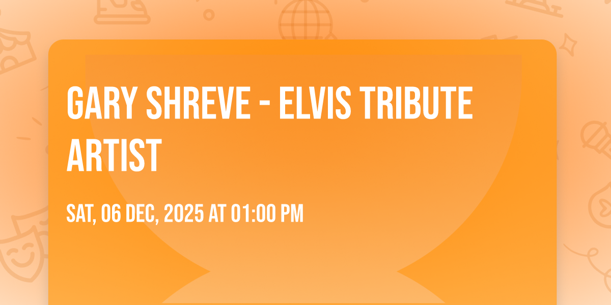 Gary Shreve - Elvis Tribute Artist, 1910 SR 39, Sugarcreek, OH, United ...