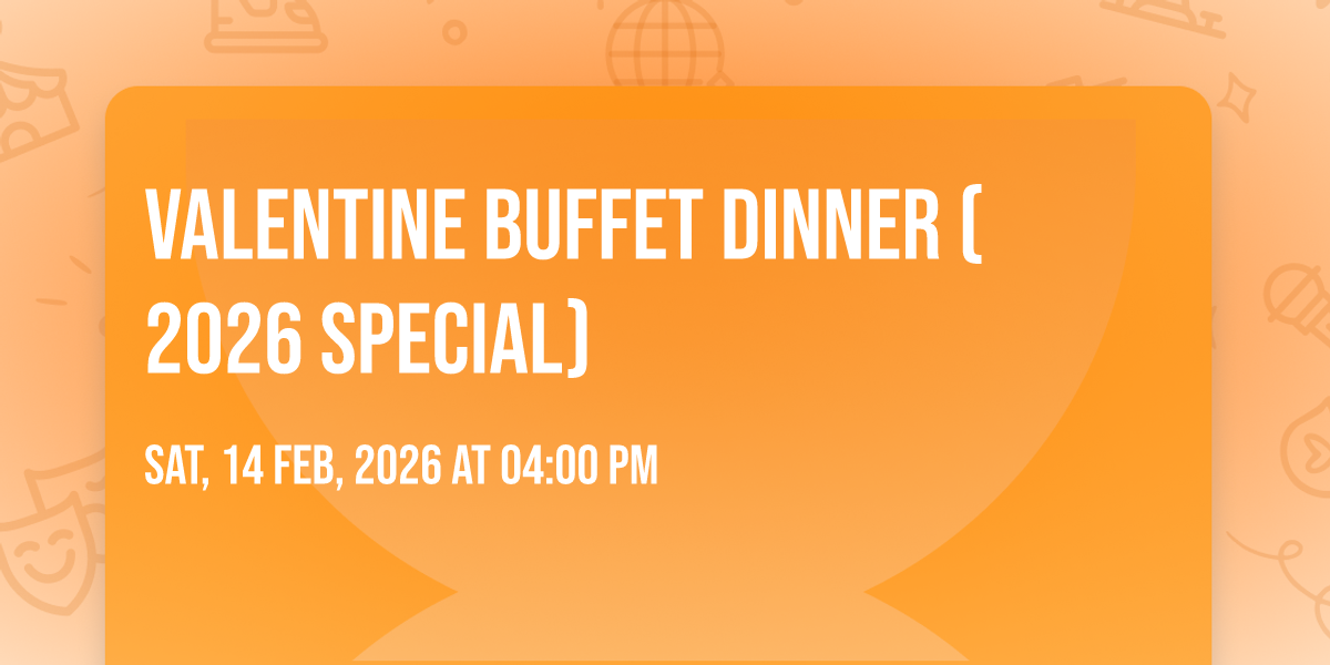 VALENTINE BUFFET DINNER (2026 SPECIAL) at Jogor Hotel, Ibadan on 14th ...