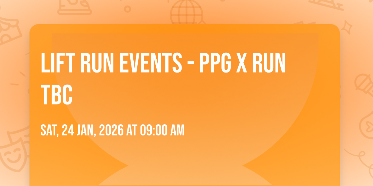 LIFT RUN EVENTS - PPG X RUN TBC, Plymouth Performance Gym, Stonehouse ...