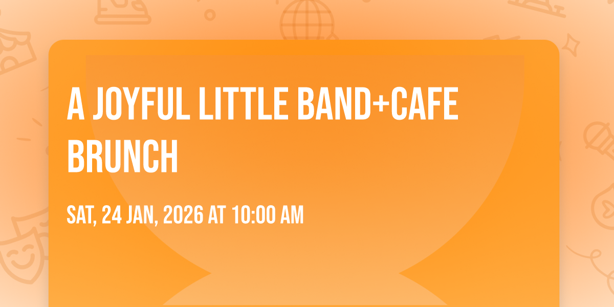 A Joyful Little Band+Cafe Brunch , 1140 Clark Street, Stevens Point, WI ...