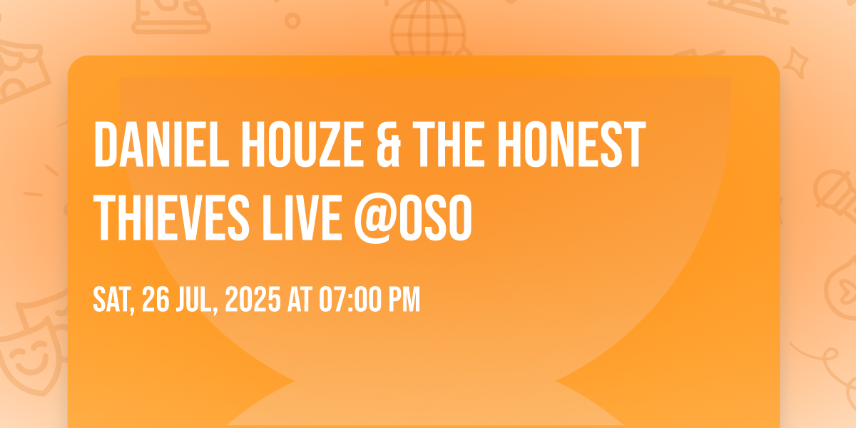 Daniel Houze & The Honest Thieves Live @OSO, OSO at Bear Point Harbor ...