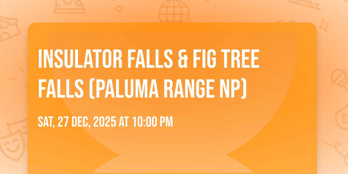 Insulator Falls & Fig Tree Falls (Paluma Range NP), BP Yabulu, Beach ...