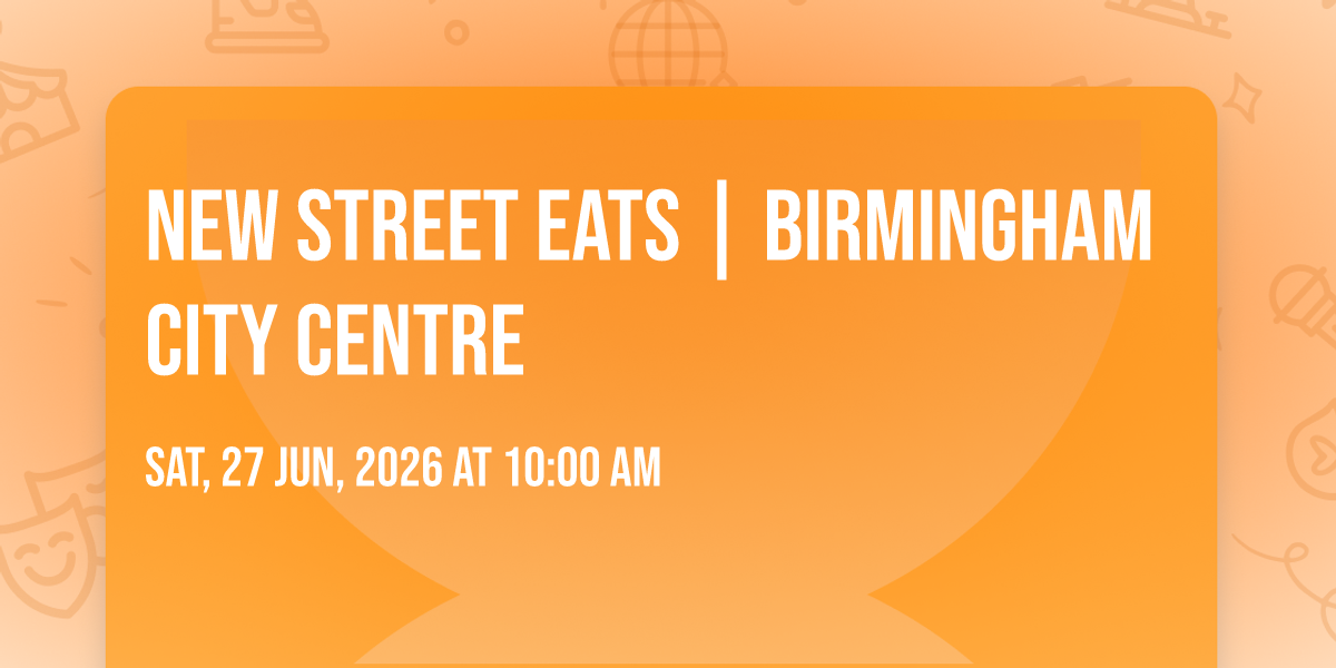 New Street Eats | Birmingham City Centre, New Street, Birmingham, 27 ...