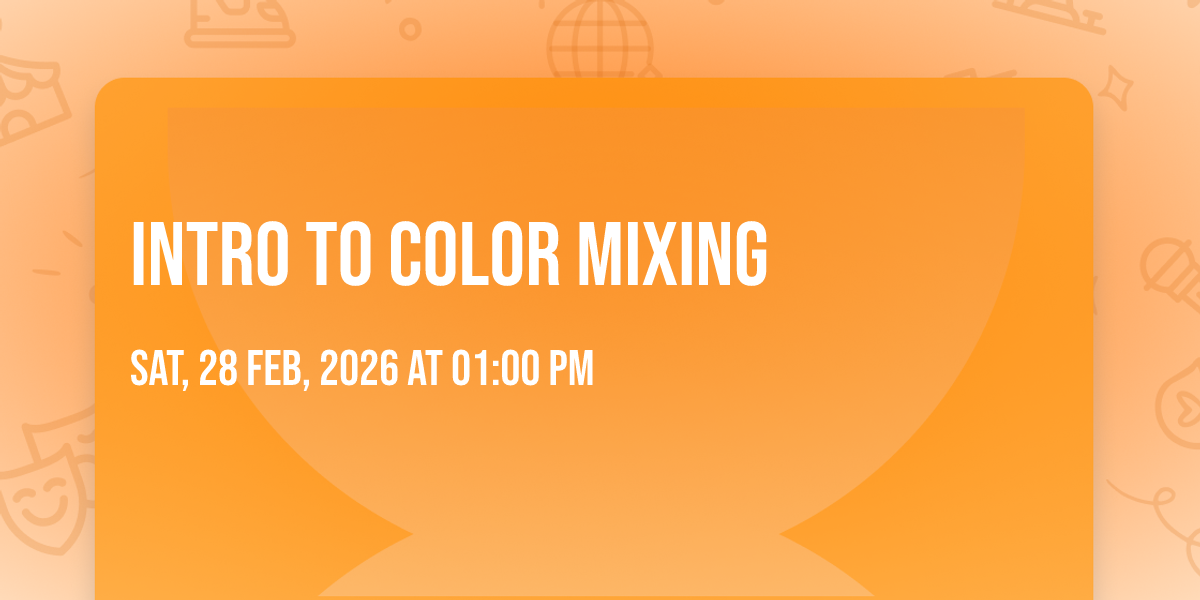 Intro to Color Mixing, Spokane Print & Publishing Center, 28 February ...