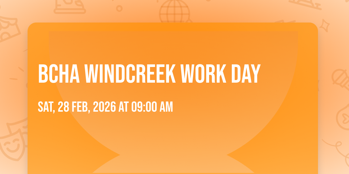 BCHA Windcreek Work Day , Wind Creek State Park-Alabama, Alexander City ...