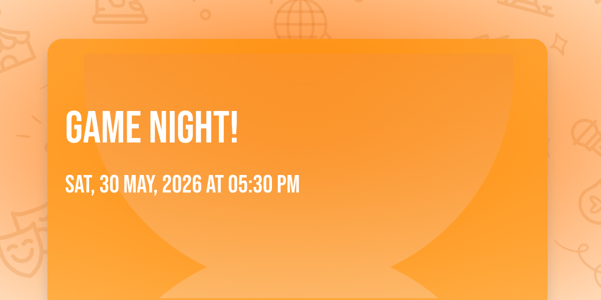 Game Night!, 600 NW 110th Ter , Kansas City, MO, United States ...