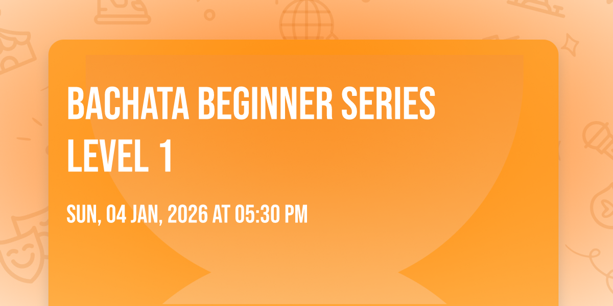 Bachata Beginner Series Level 1 at Más Movimiento Latin Dance Company ...