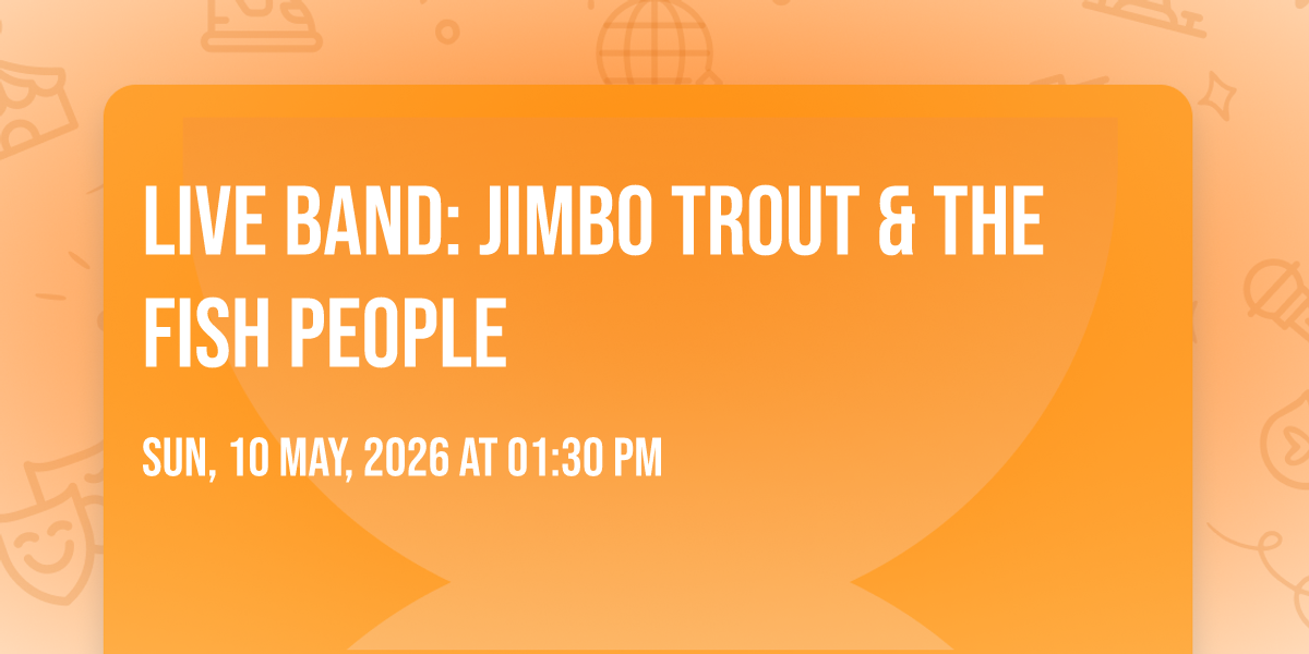 Live Band: Jimbo Trout & The Fish People, The Warehouse, Port Costa, Ca ...