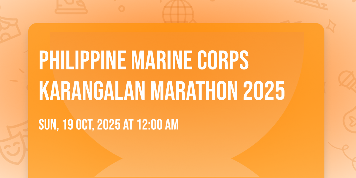 Philippine Marine Corps Karangalan Marathon 2025, Marine Barracks ...