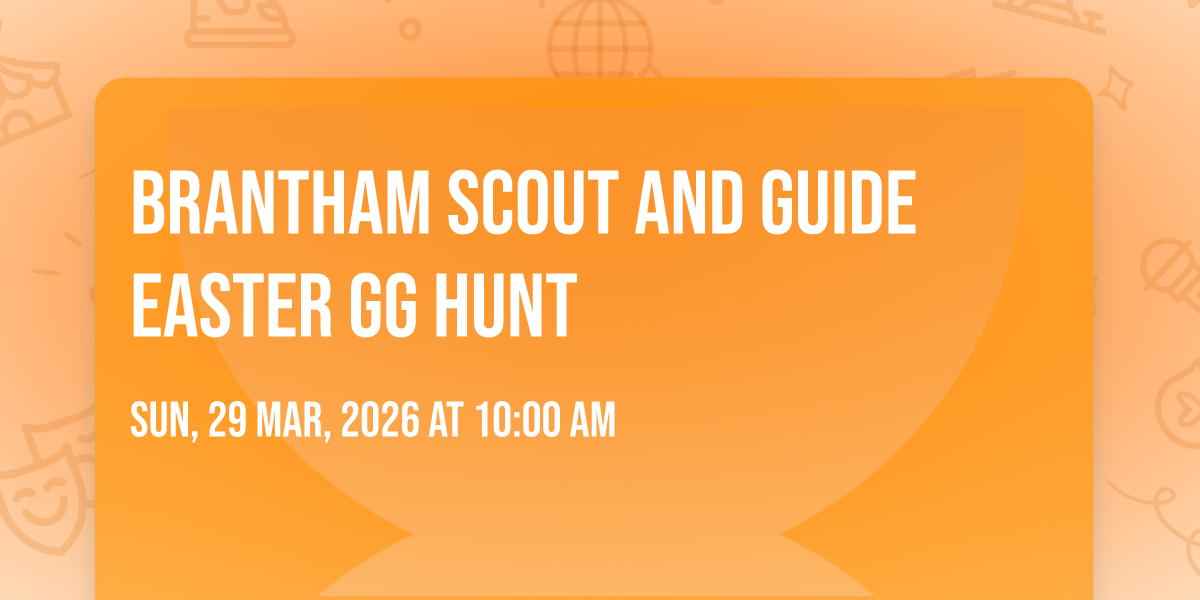 Brantham Scout and Guide Easter gg Hunt, Brantham Scout and Guide Hut ...