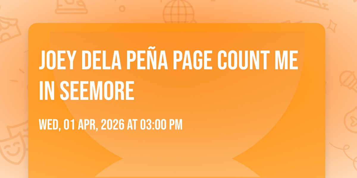 Joey Dela peña page count me in seemore at Bato, Toledo, Philippines ...